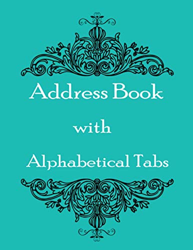 Address Book with Alphabetical Tabs: Contact Address Book, Names ...