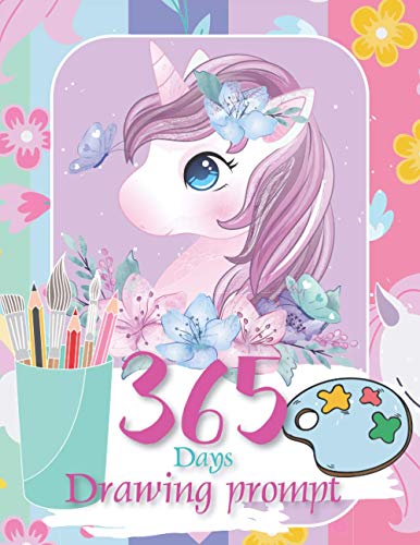 365 Days Drawing prompt: Activity challenge book for children, creative ...