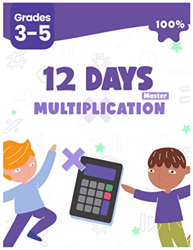 12 days Master multiplication: multiplication workbook with drawings ...
