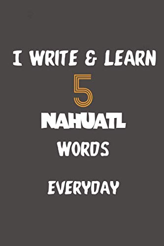 Nahuatl learning: lined notebook planner for Nahuatl by Art Maker ...