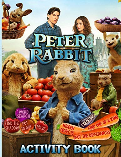 Peter Rabbit Activity Book: Anxiety Maze, Word Search, Dot To Dot, One ...