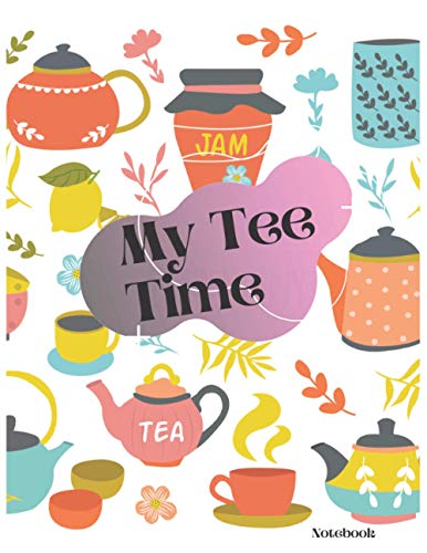 MY TEE TIME Notebook: Rose Hearts Lined Notebook/Journal - 120 College ...