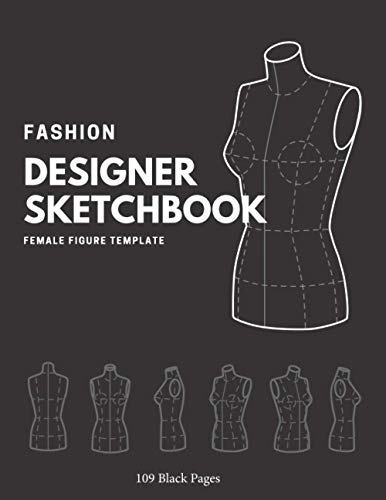 Fashion Designer Sketchbook Female Figure Template: 210 Large Female ...