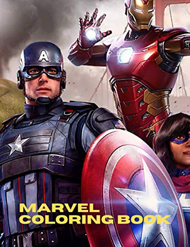 Marvel Coloring book: best coloring page for kids and adults by Badr ...