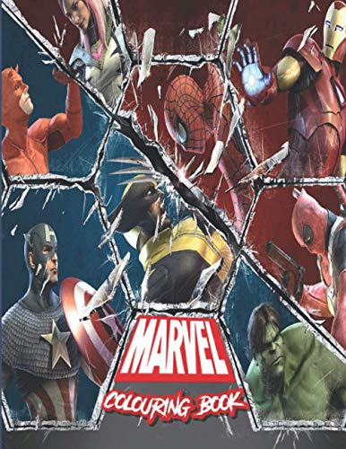 Marvel colouring book: The latest high quality images of MARVEL for ...