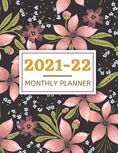 2021-22 Monthly Planner: Monthly Journal Organizer - 2 Years January to ...