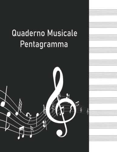 Quaderno Musicale Pentagramma: Quaderno di musica-Quaderno ...