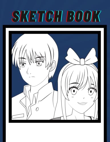 SKETCH BOOK: anime style cover/Sketch Book Journals/Comic Manga Anime ...