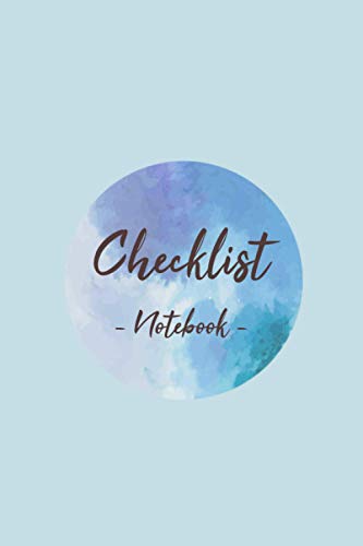 Checklist Notebook: Simple To-Do List Notebook A Minimalist Planner to ...