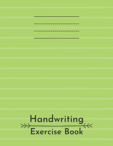 Handwriting Exercise Book: Handwriting Practice Paper for Kids Learning ...