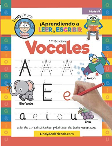 Aprendiendo a Leer y Escribir las Vocales: Más de 10 Actividades ...