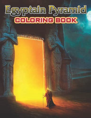 Egyptian Pyramid coloring book: egyptian coloring book ( Tutankhamun ...