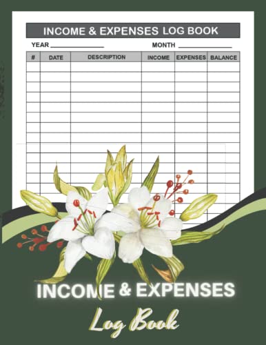 Income and Expense Log Book: Ledger Book for Small Business Daily ...