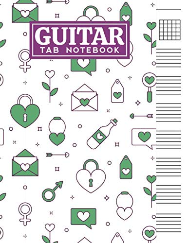 Guitar Tab Notebook: Blank 6 Strings Chord Diagrams & Tablature Music ...