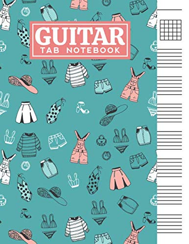 Guitar Tab Notebook: Blank 6 Strings Chord Diagrams & Tablature Music ...