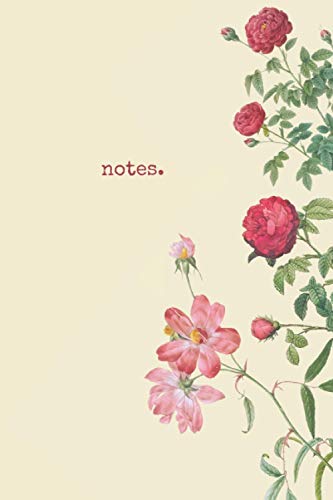 Notes: Pink Flowers College Ruled Lined Notebook For Women | Pretty ...