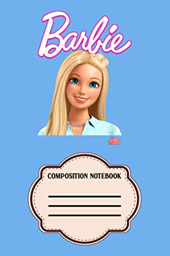Barbie Dreamhouse Adventures Barbie Portrait Notebook: 120 Wide Lined ...