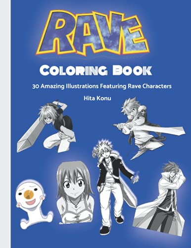 Rave Coloring Book: 30 Amazing Illustrations Featuring Rave Characters ...