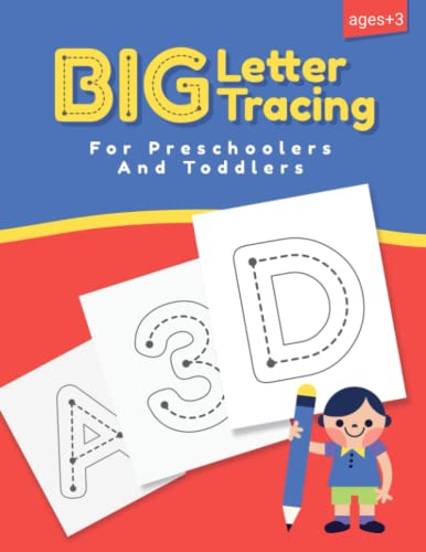 BIG letter tracing for Preschoolers and Toddlers: handwriting activity ...