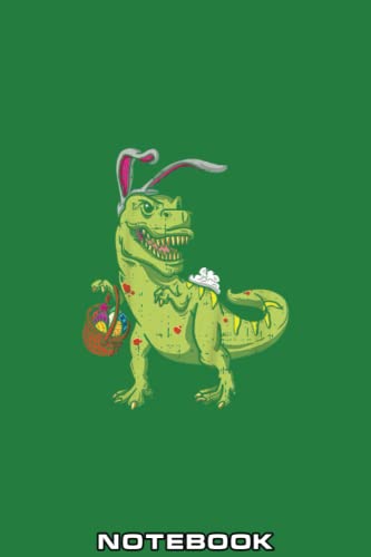 Kids Bunny Dinosaur Easter Day Cute Egg Hunter Boys Kids Notebook ...