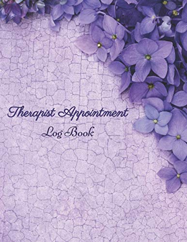 Therapist Appointment Log Book: Client Planner, Record Information ...