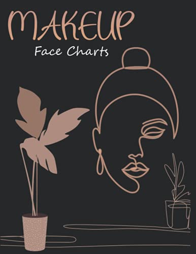 MAKEUP FACE CHARTS: Basic Practice Sheets for Aspiring Artists. by Bou ...