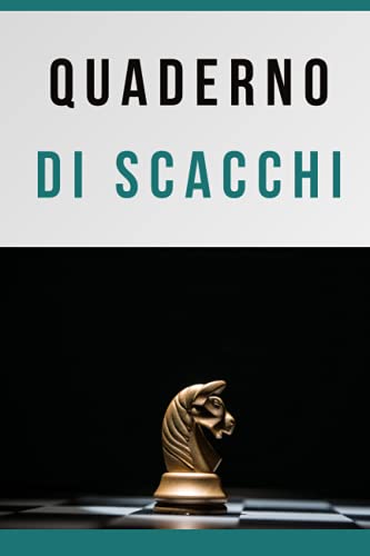QUADERNO DI SCACCHI: Un quaderno a righe elegante sul tema del gioco ...