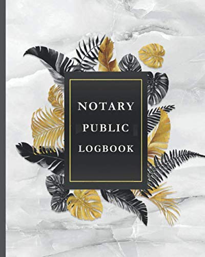 Notary Public Logbook: Official Notary Journal , Public Notary Records ...