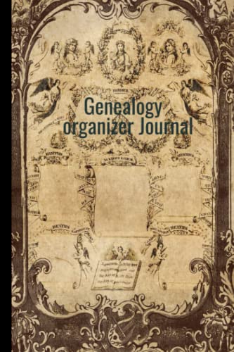 Genealogy organizer Journal: family tree journal notebook with charts ...