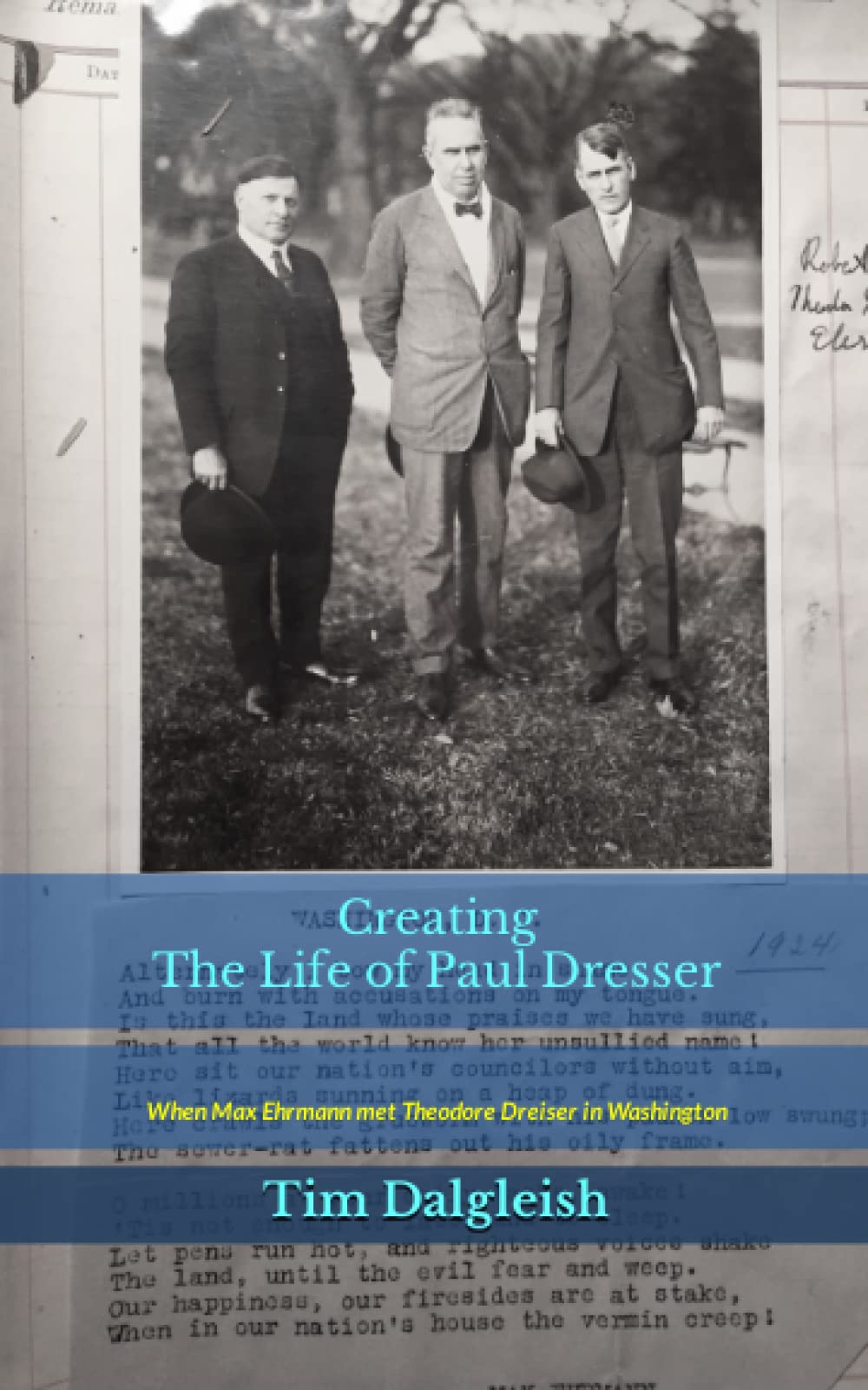 Creating The Life of Paul Dresser: When Max Ehrmann met Theodore ...