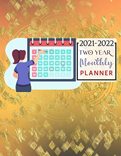 2021-2022 Two Year Monthly Planner: 2021-2022 Pocket Planner Monthly ...