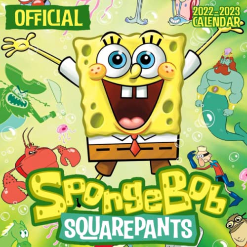 Spongebob 2022 Calendar: Cartoon 2022 OFFICIAL calendar -Spongebob ...