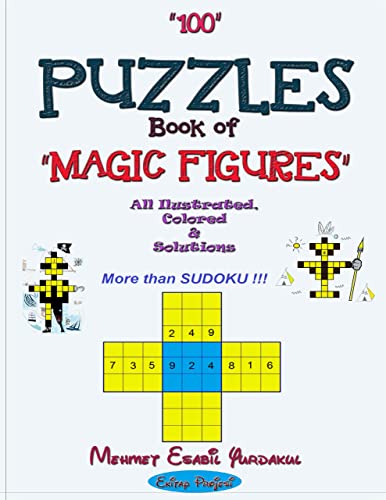 100 Puzzles Book of Magic Figures: "All Illustrated, Colored ...
