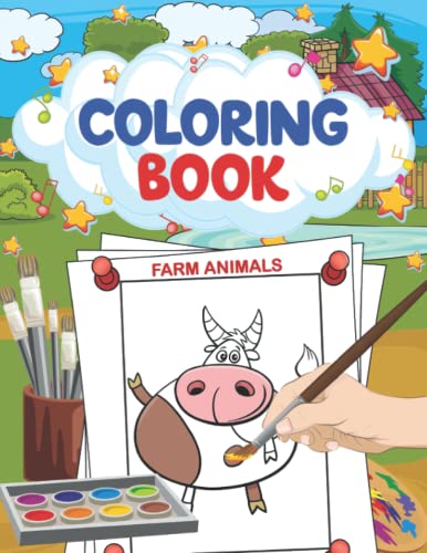 I Love Cute Farm Animals - Cows, Bulls, Horses, Pigs, Sheep, Donkeys ...