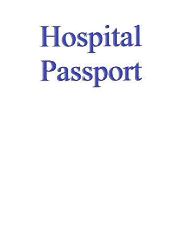Hospital Passport by Sherry Davis | Goodreads