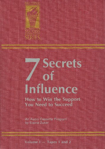 Seven Secrets of Influence 6 Audiocassette Series by Elaina Zuker ...