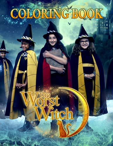 The Worst Witch Coloring Book: A Beautiful Coloring Book Including Lots ...
