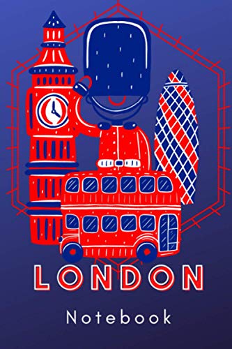 London Notebook: 120 paged Lined notebook journal Perfectly sized at 6 ...