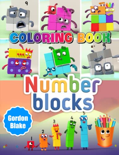 Numberblocks̴ Coloring Book: Ideal Gift for Kids Ages 3-6 Preschool ...