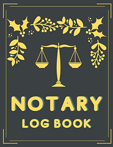 Notary Log Book: Notary Records Journal - 100 Pages & Size "8.5X11" by ...