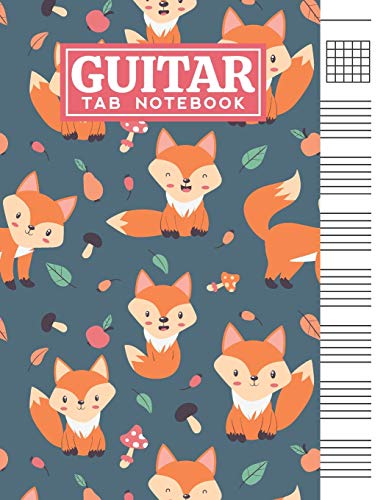 Guitar Tab Notebook: Blank 6 Strings Chord Diagrams & Tablature Music ...