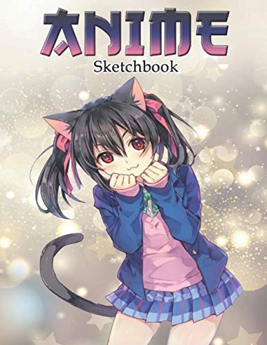 Anime Sketchbook: Comic Manga Anime Sketch Book for drawing and ...