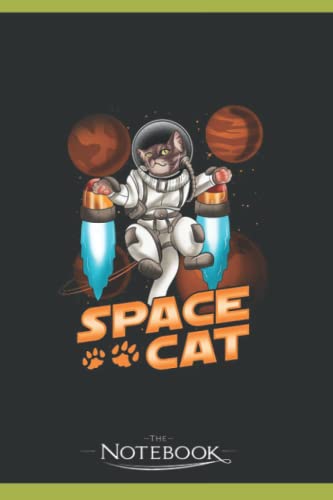 Cute Space Cat Adorable Kitty Astronaut Notebook: A Great Scorpio Gift ...