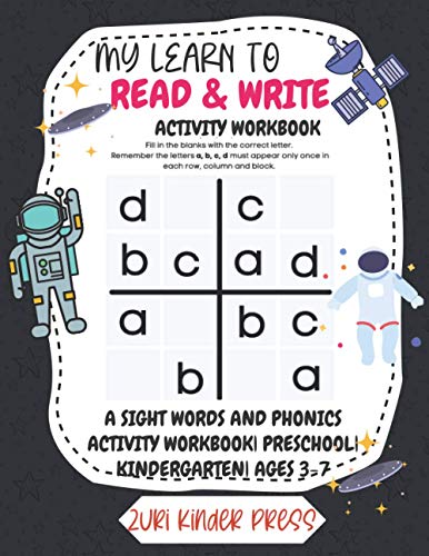 My Learn To Read and Write Workbook.: A Sight Words and Phonics ...