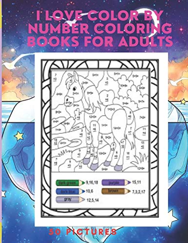 I LOVE color by number coloring books for adults: Animal Kingdom Color ...