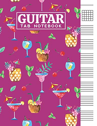 Guitar Tab Notebook: Blank 6 Strings Chord Diagrams & Tablature Music ...