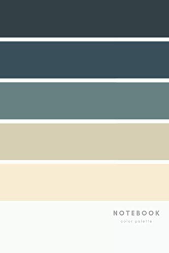 Color Palette Notebook - Iron: 6" x 9" - 100 pages - Blank lined ...