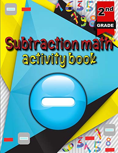 Subtraction math activity book: Math Subtraction Problems/ Activity ...
