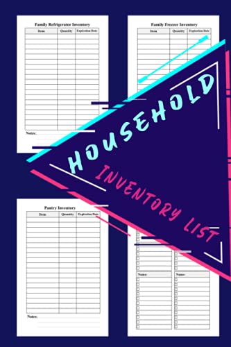 Household Inventory List: Household Inventory Grocery Shopping ...