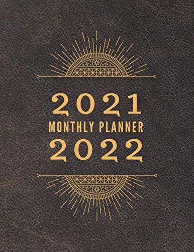 2021-2022 Monthly Planner: Two Year, 24 Month Diary, Scheduler ...